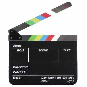 Jual Best Promo Profesional Clapper Board Colorful Acrylic - TS-3EL ...