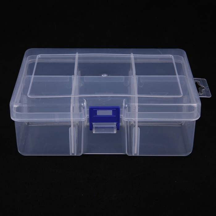 Jual Kotak Plastik Transparan Tempat Penyimpanan Serbaguna Barang Kecil ...