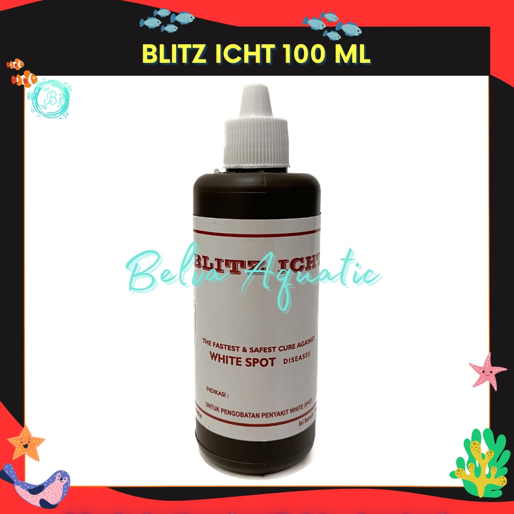 Jual Blitz Icht 100cc Asli Bandung Obat White Spot Obat Biru Ikan Hias ...