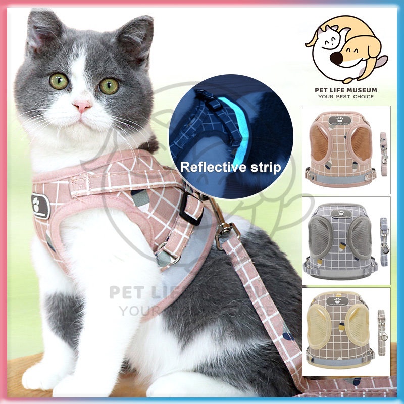 Jual Rompi Kucing Rompi Harness Reflektif Harness Aksesoris Hewan ...