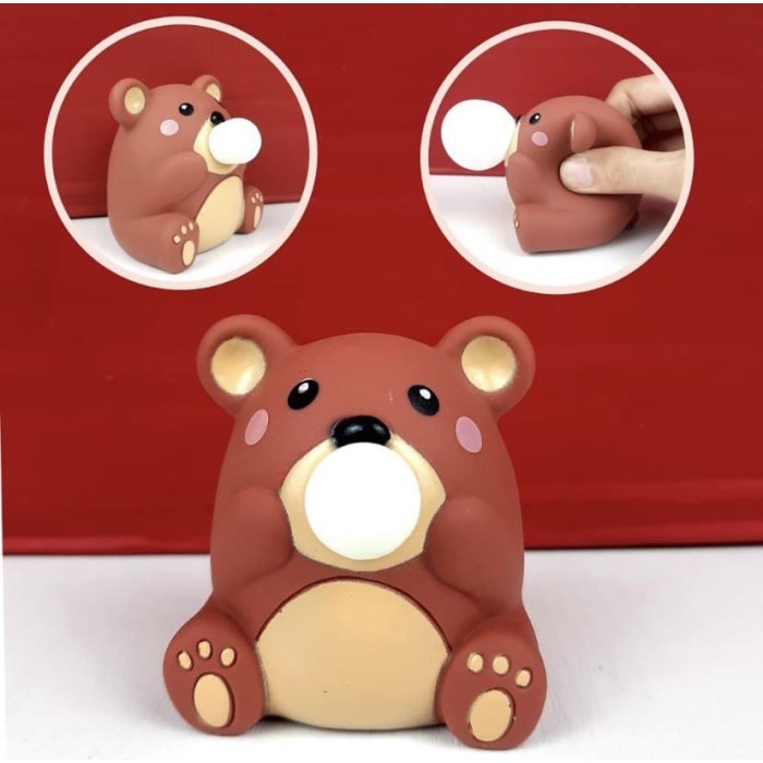 Jual Mainan Anak Pop It Bear Tupai Koala Squishy Animal Bubble Fidget ...