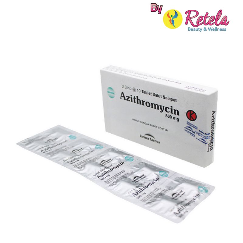 Jual AZITHROMYCIN 500MG 1 STRIP 6 TABLET | Shopee Indonesia