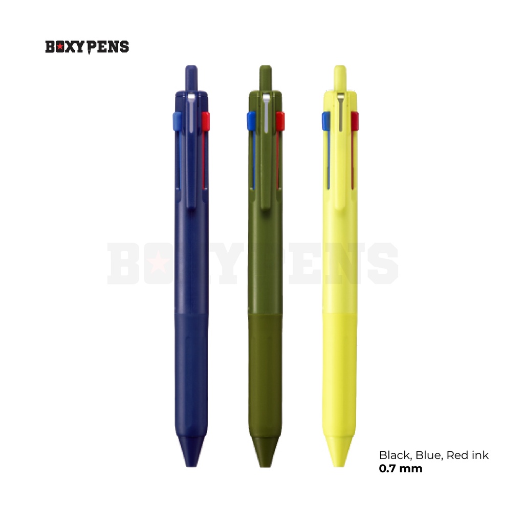 Jual Uni Ball Jetstream 3 Color SXE3-507 Ballpoint Pen 0.7 mm | Shopee ...