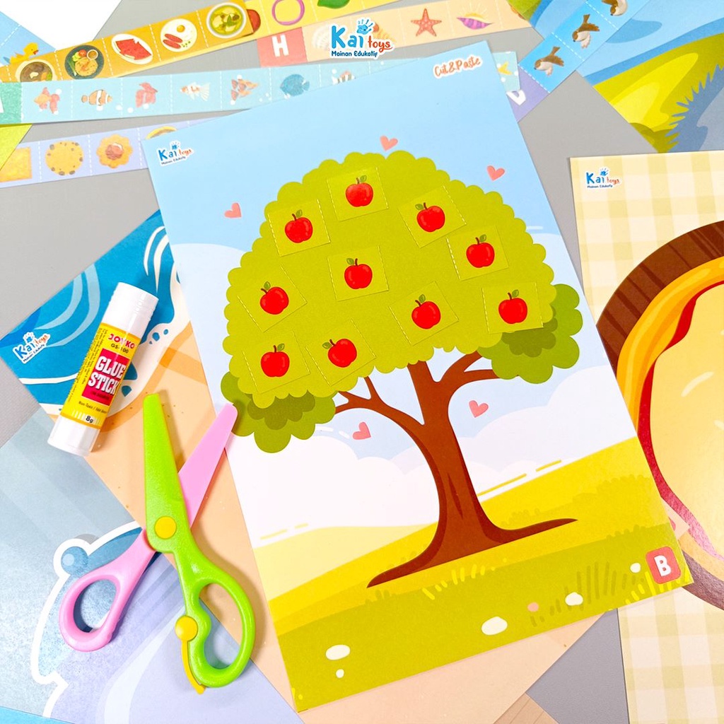 Jual Cut and Paste / Aktivitas Menggunting dan Menempel / Worksheet ...