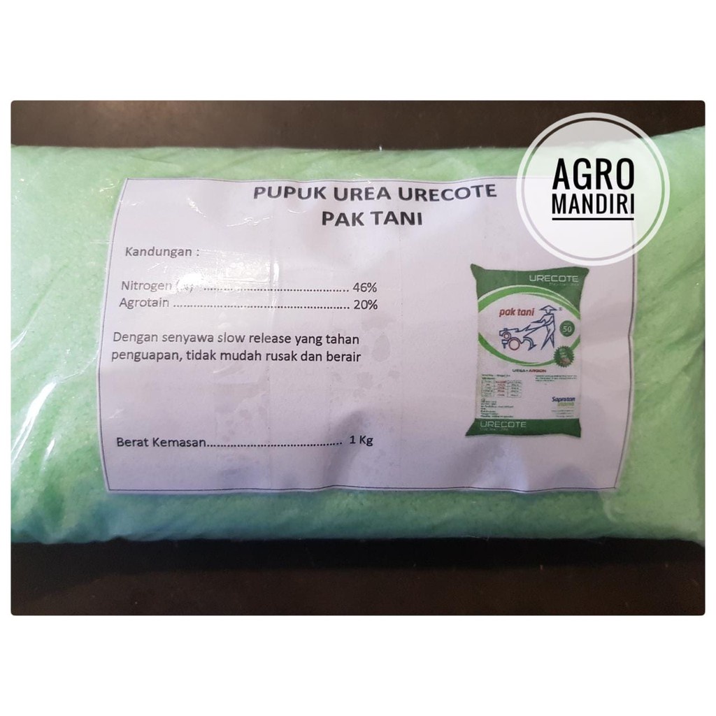 Jual Urecote Pupuk Urea Import Dosis Hemat 50% Kemasan Ekonomis Repack ...