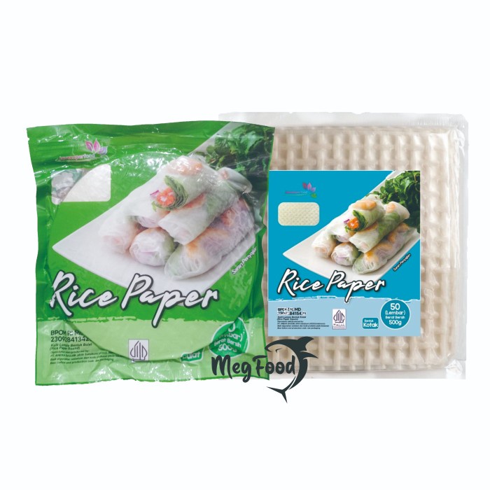 Jual Java Super Food Rice Paper|Kulit Lumpia 500gr|50 Lembar | Shopee ...