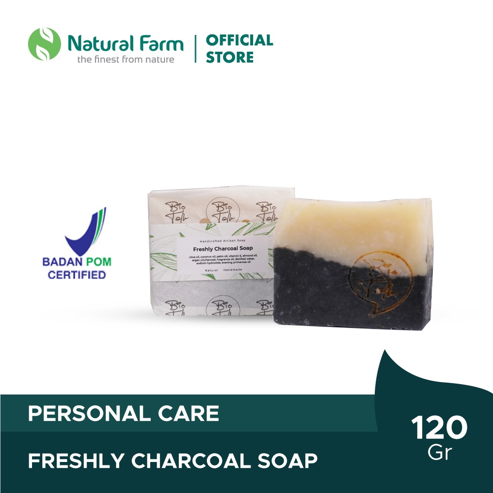 Jual Biotalk Freshly Charcoal Soap - 120gr | Shopee Indonesia