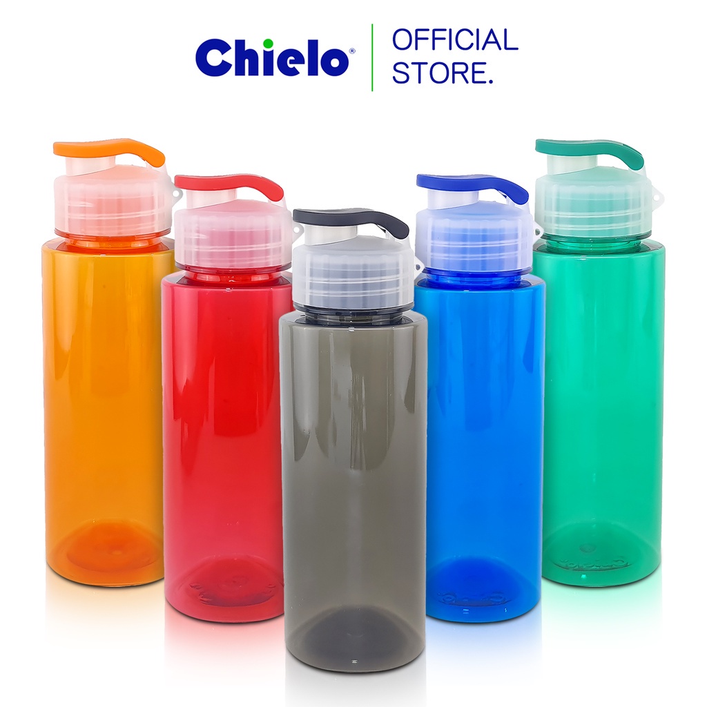 Jual Chielo Botol Minum Premium Plastik 600 ML Trio Water Bottle BPA ...