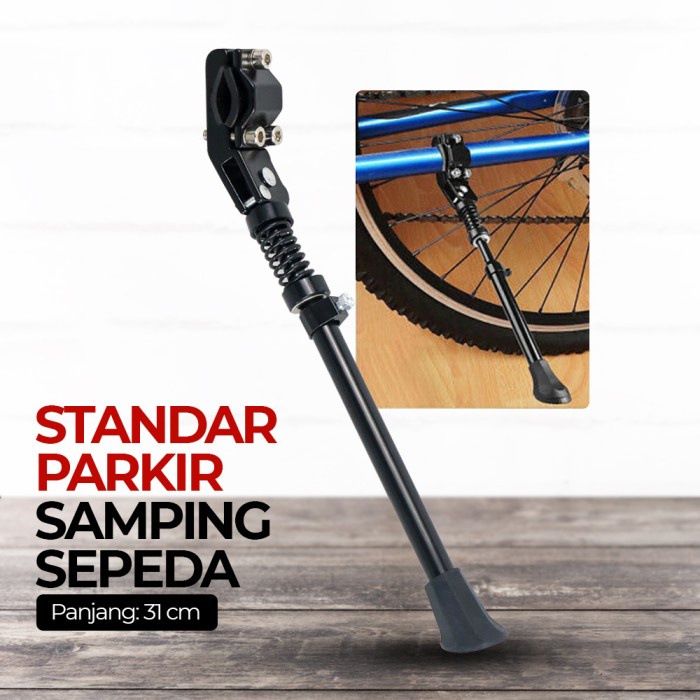 Jual Standar Sepeda Lipat MTB Adjustable Ban 16 20 24 26 Inch Quick ...