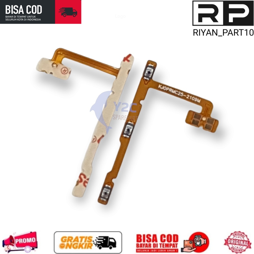 Jual Flexibel Flexible On Off Volume Realme C11, C12, C15, C25, C25S, NARZO 50A, NARZO 20, NARZO ...