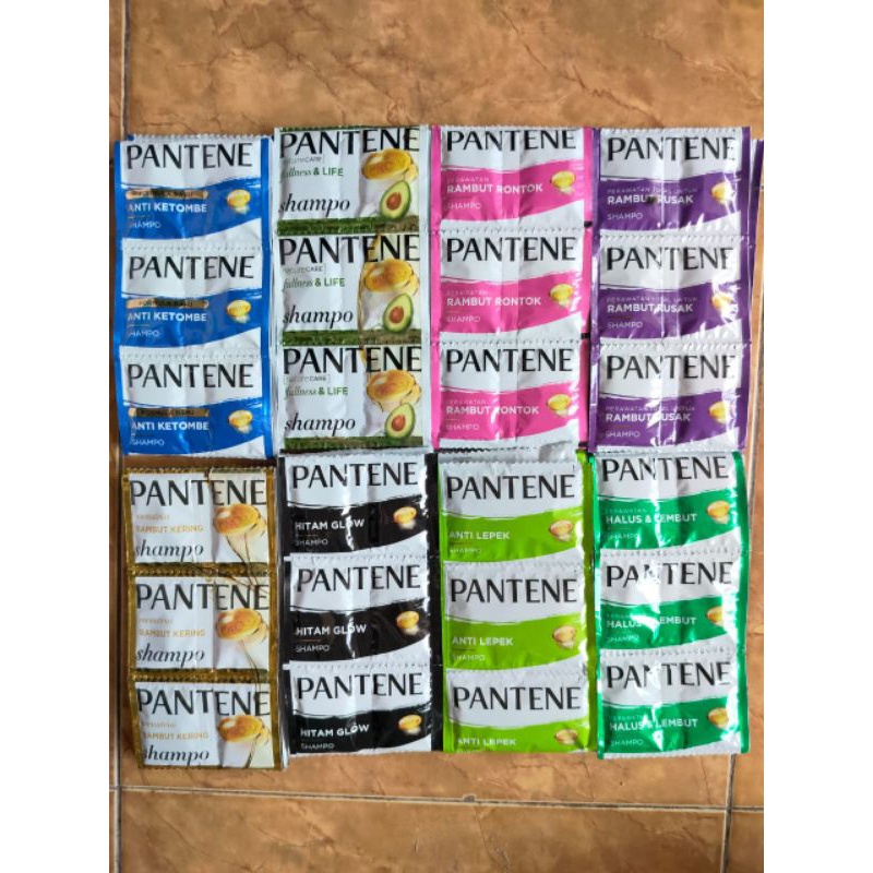 Jual shampoo Pantene 1 renteng 12 double sachet | Shopee Indonesia