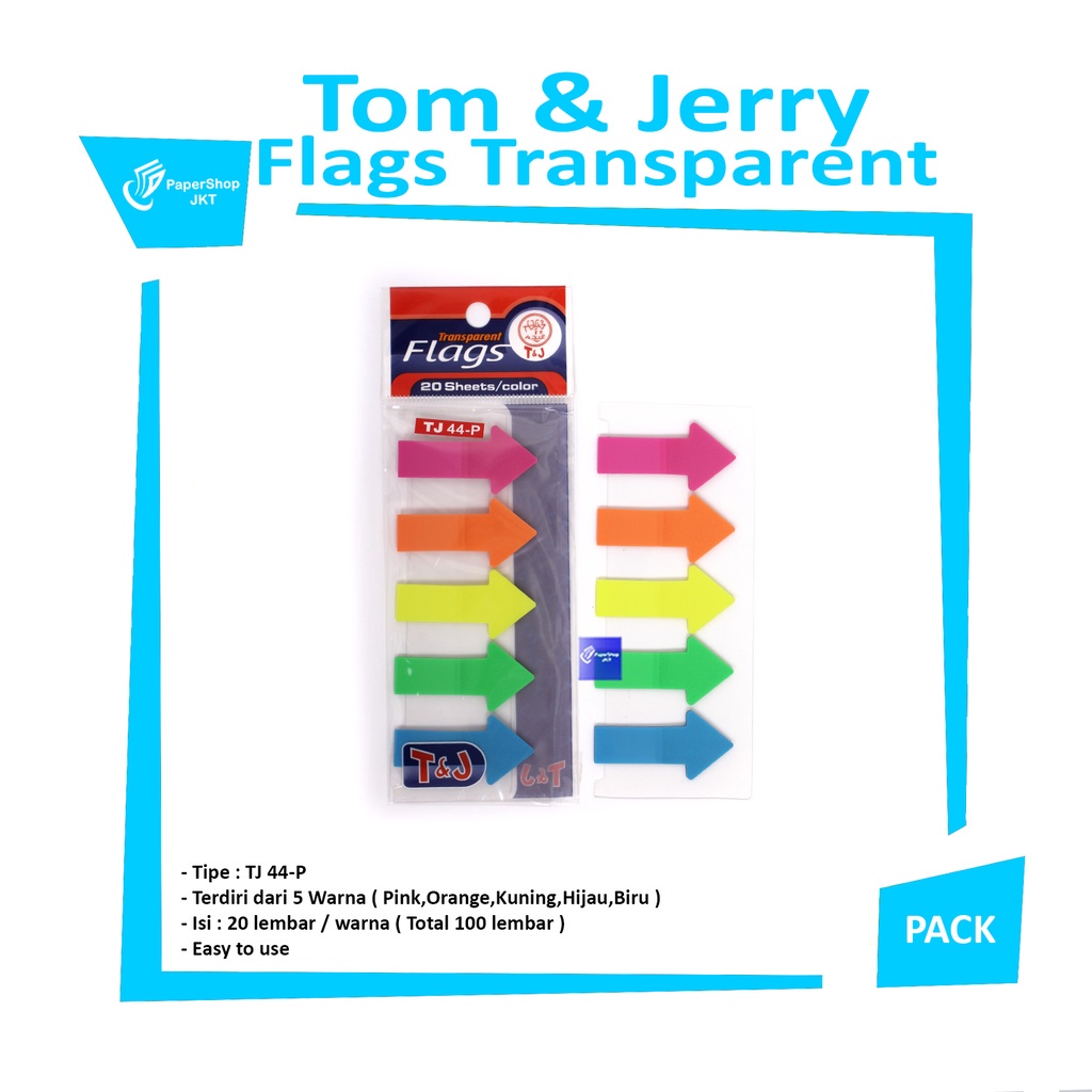 Jual TOM & JERRY - Flags Transparent TJ 44 P - Pad | Shopee Indonesia