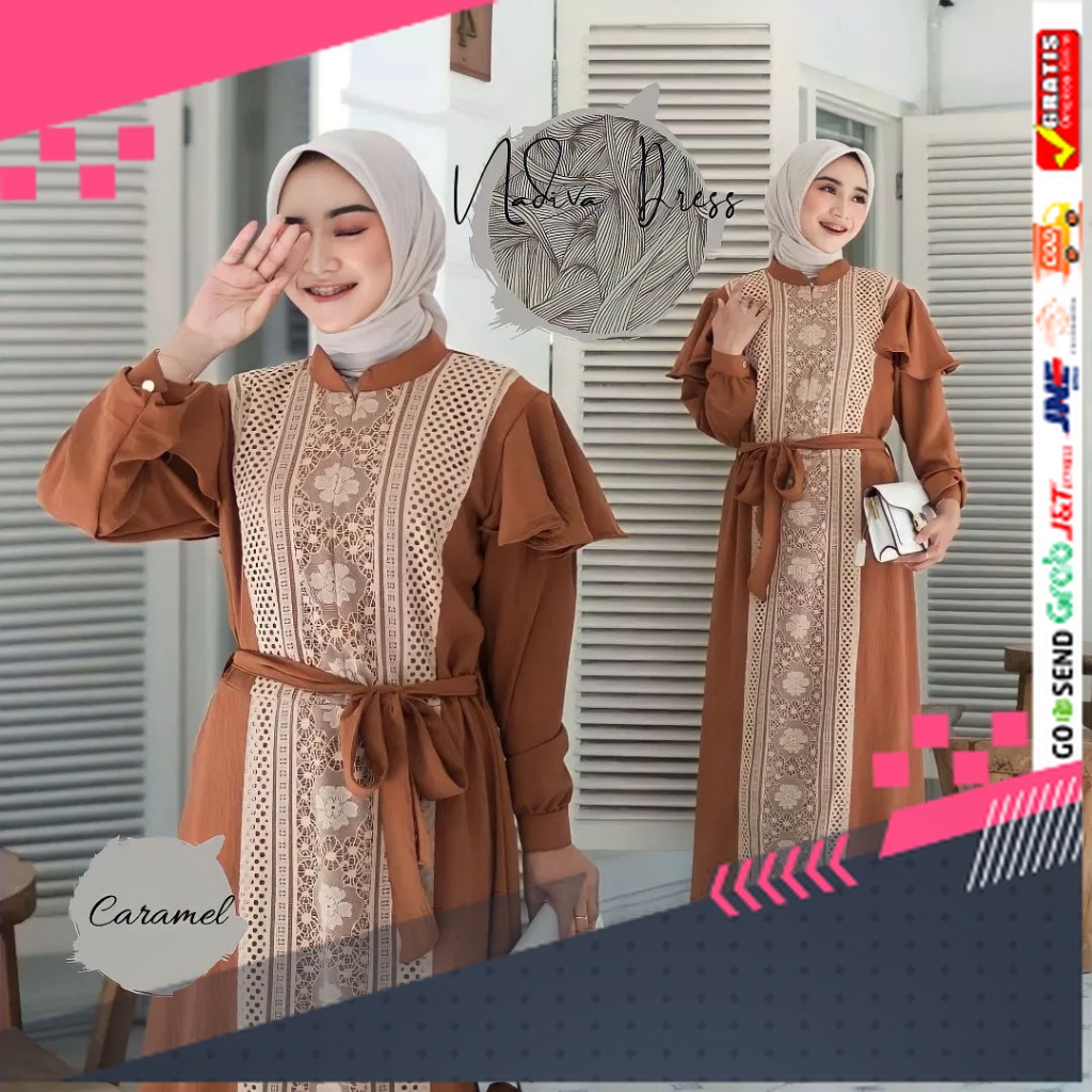 Jual BAJU GAMIS MODEL BARU TERMURAH STYLE TRENDY /Gamis kondangan ...
