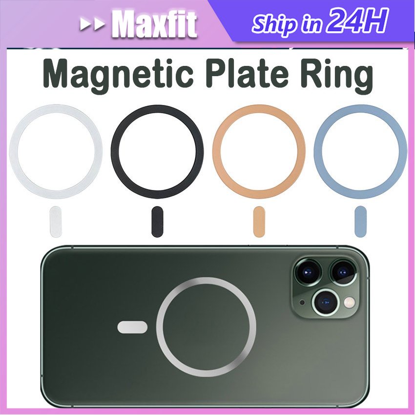 Jual Magnetic Magsafe Wireless Ring Universal Adapter Sticker Cincin ...
