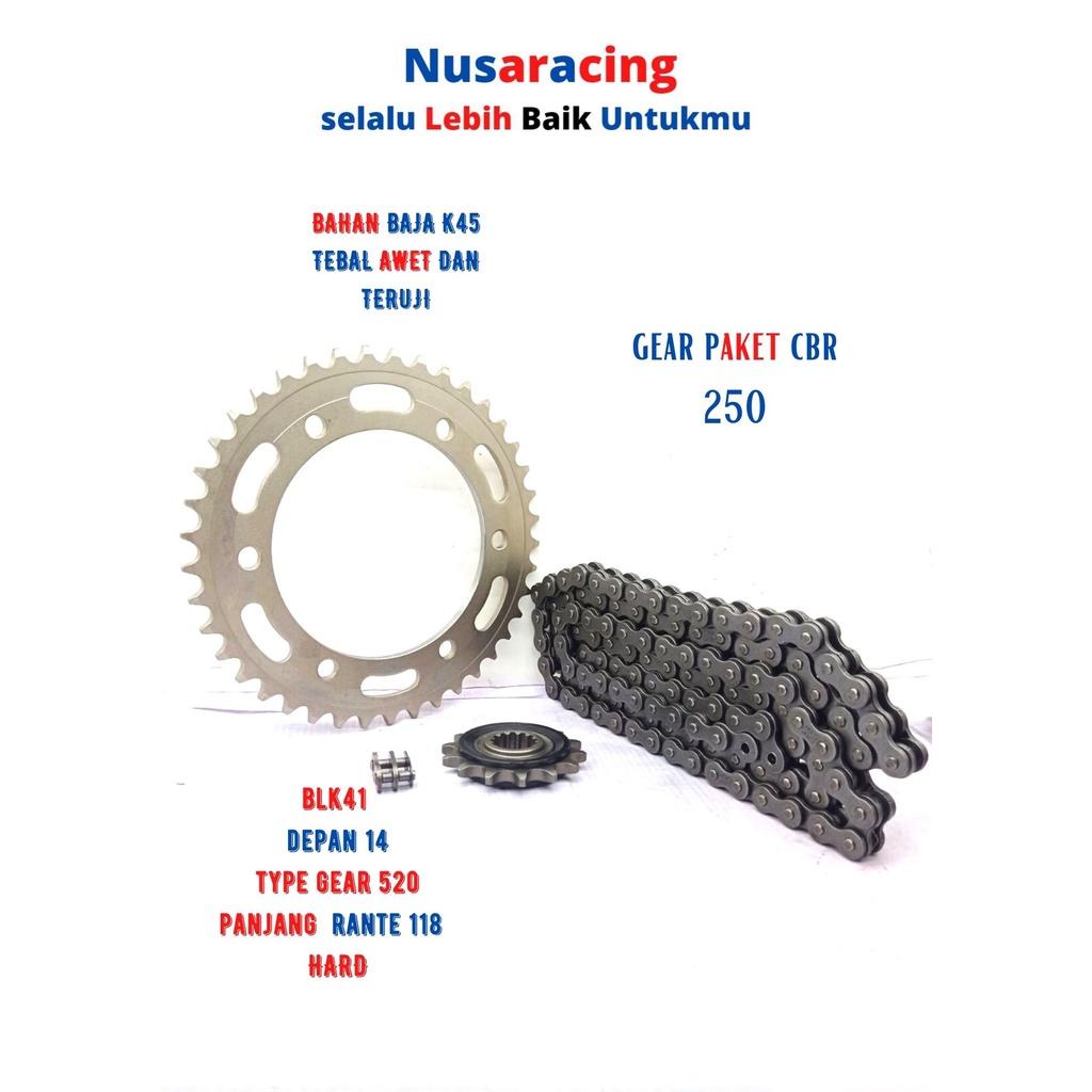 Jual GEAR GER GIR SET CBR 250 RR LED 2016 BAHAN BAJA K45 SISTEM SEAL DI ...