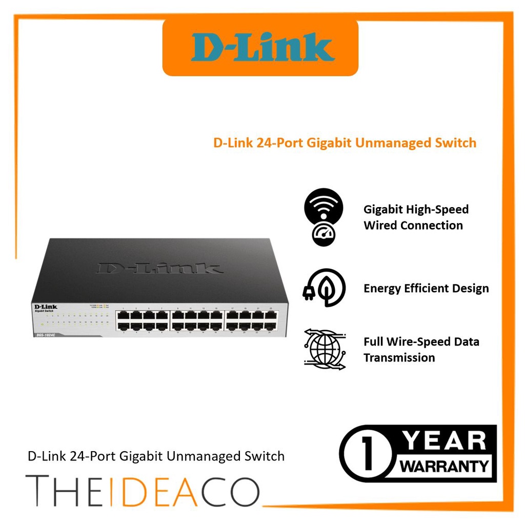 Jual D-Link DGS-1024C 24-Port Gigabit Unmanaged Switch | Shopee Indonesia
