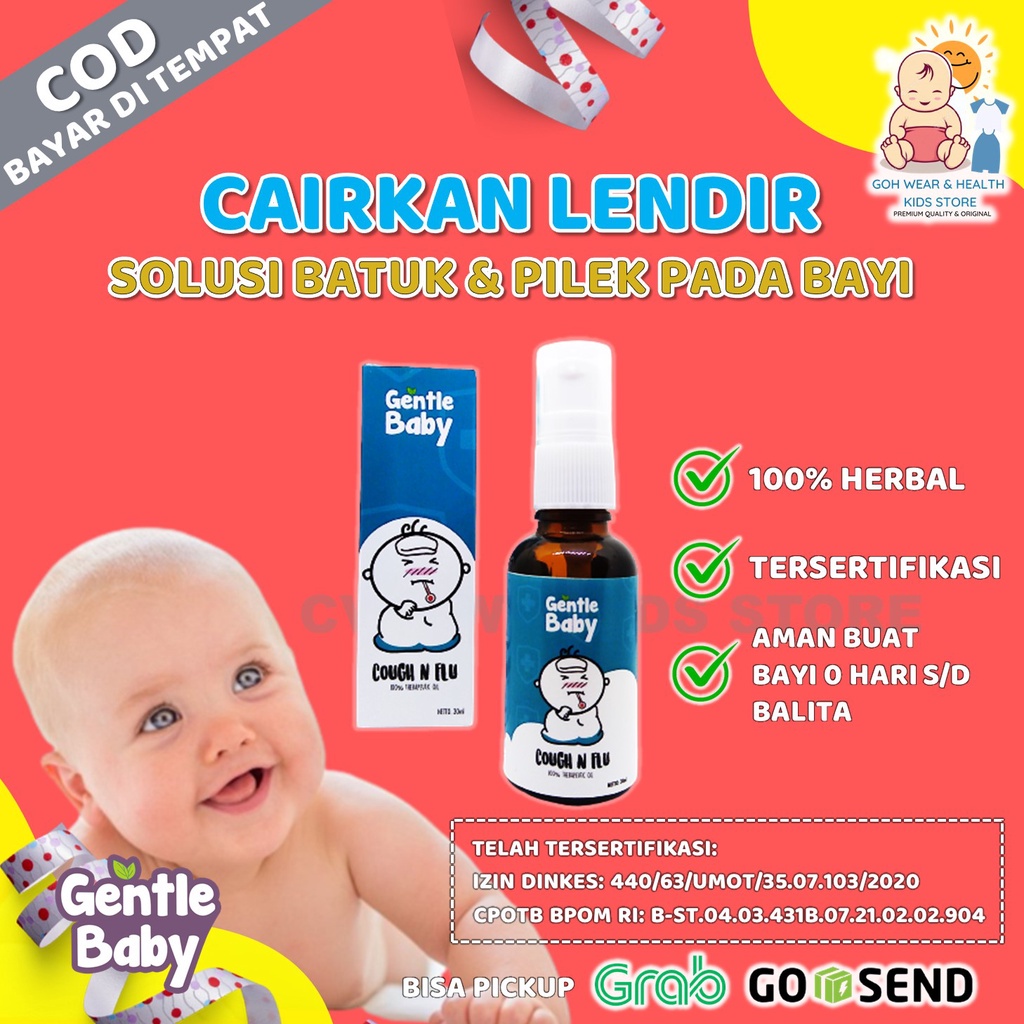 Jual Minyak Oles Gentle Baby Cough N Flu Obat Flu Pilek Batuk Kering ...