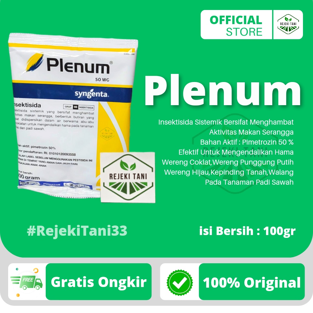Jual Insektisida Plenum 50 WG 100gr Sistemik yang Bersifat Menghambat ...