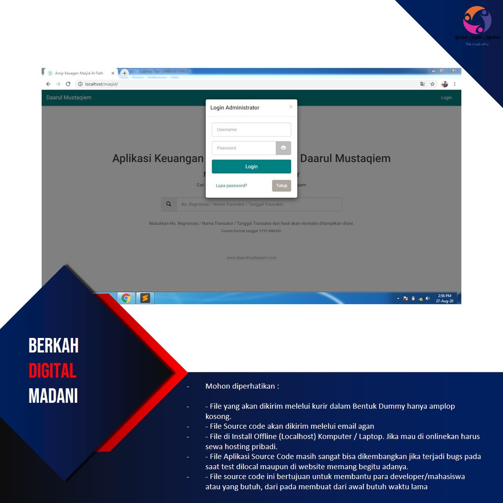 Jual Jual SOURCE CODE APLIKASI KAS PENCATATAN KEUANGAN MASJID ORIGINAL ... Jual Jual SOURCE CODE APLIKASI KAS PENCATATAN KEUANGAN MASJID ORIGINAL ...