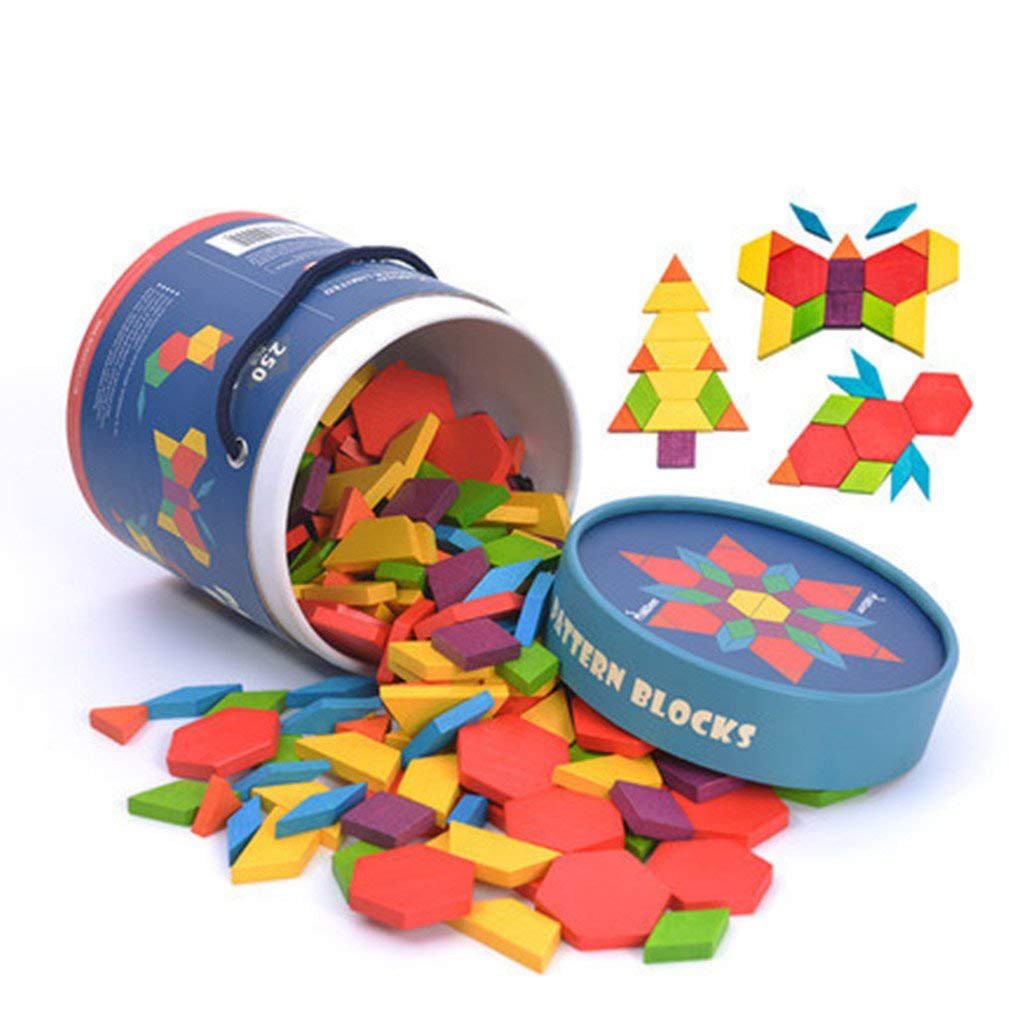 Jual Mideer Wooden Blocks - Pattern (250 blocks) | Shopee Indonesia