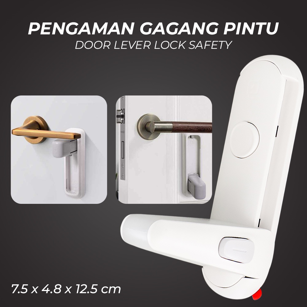 Jual Kunci Pengaman Pintu Lemari Kulkas Tempel Door Lever Safty Lock | Shopee Indonesia