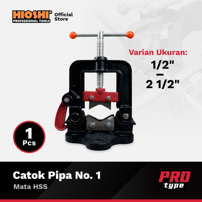 Jual HIOSHI /Catok Pipa/Besi/Ragum/Pipe Vise/ No.1, 2, 3, 4 /#1, #2, #3 ...