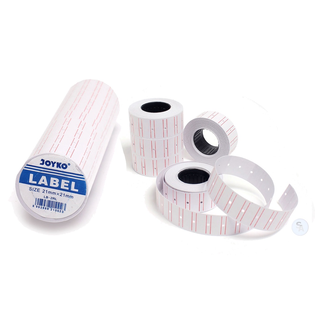 Jual JOYKO - Kertas Label Harga 1 Baris LB-2RL Biru - Roll | Shopee ...