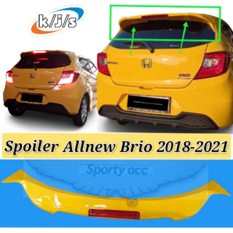 Jual Spoiler allnew brio 2019 -2022 original GRT Duraflex werehouse ...