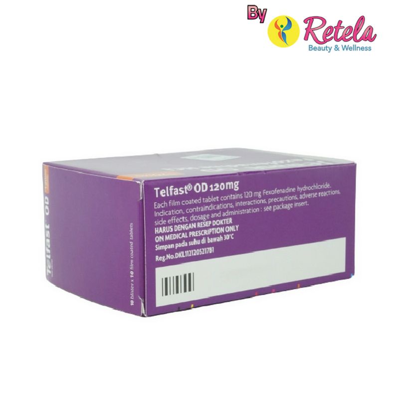 Jual Telfast Od 120Mg 1 Strip 10 Capsul | Shopee Indonesia