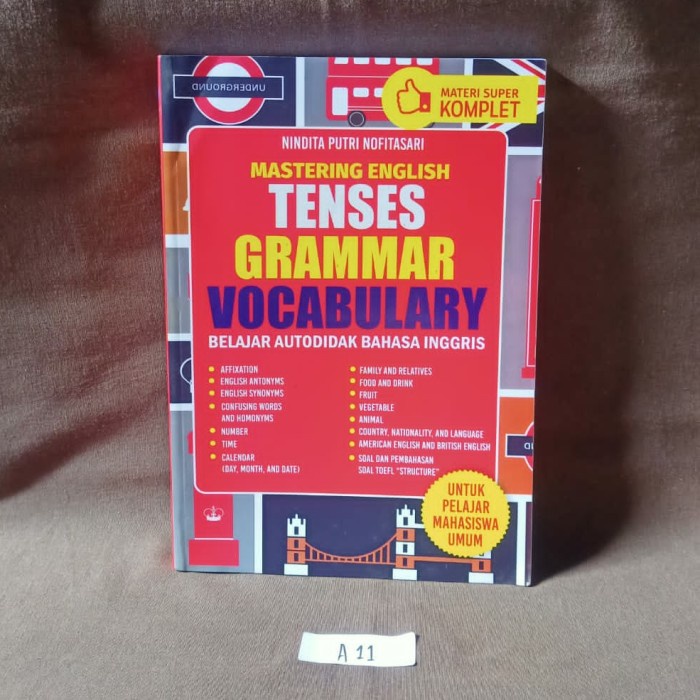 Jual Mastering English Tenses Grammar Vocabulary | Shopee Indonesia