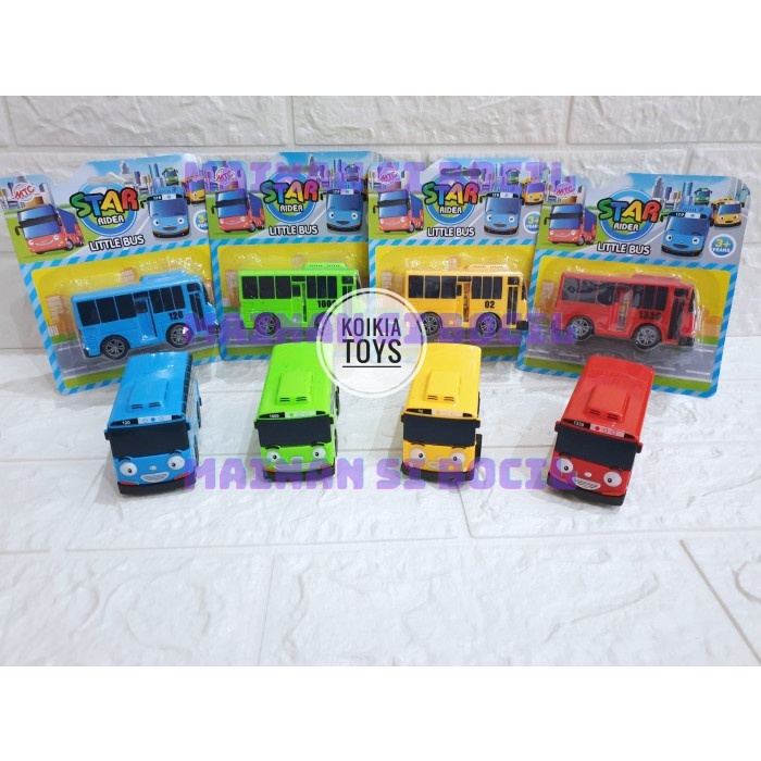 Jual Mainan little bus pullback - mainan little bus - bis kecil anak ...