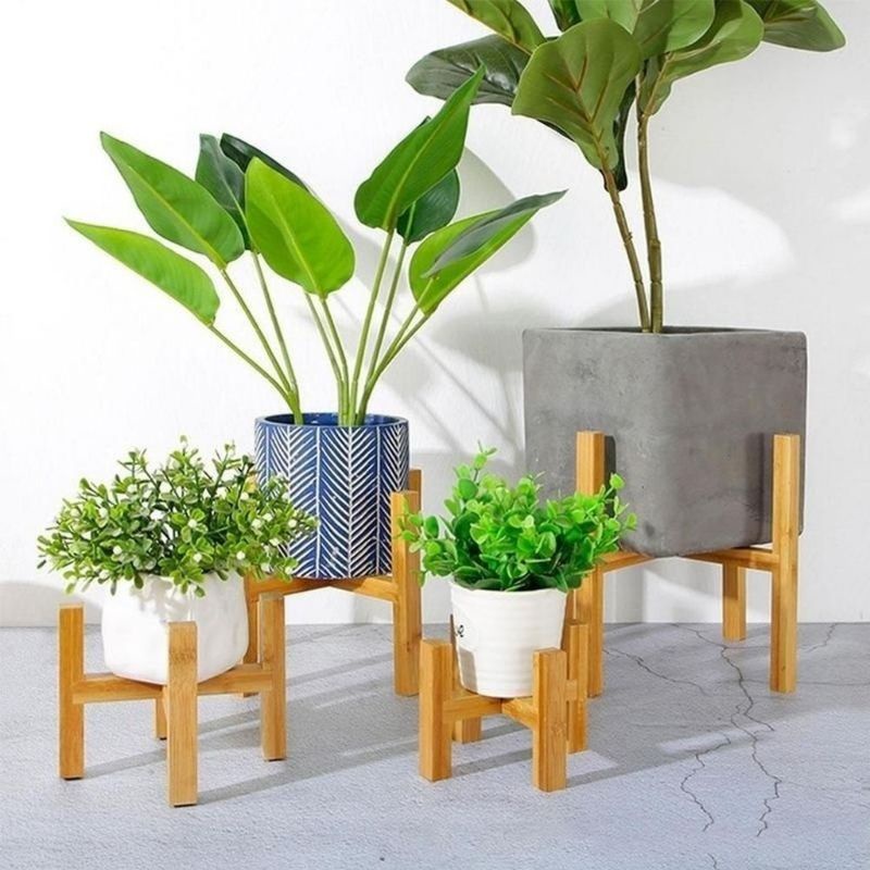 Jual Standing Pot Kayu Tempat Bunga Minimalis | Shopee Indonesia