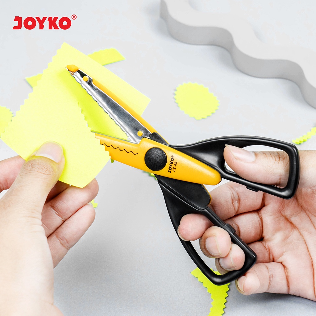 Jual GUNTING SCISSORS JOYKO ZZ-65 | GUNTING GERIGI | GUNTING ZIGZAG ...