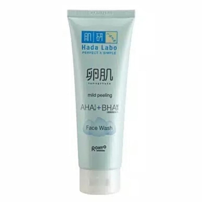 Jual HADALABO TAMAGOHADA MILD PEELING AHA BHA FACE WASH 100 GR | Shopee ...