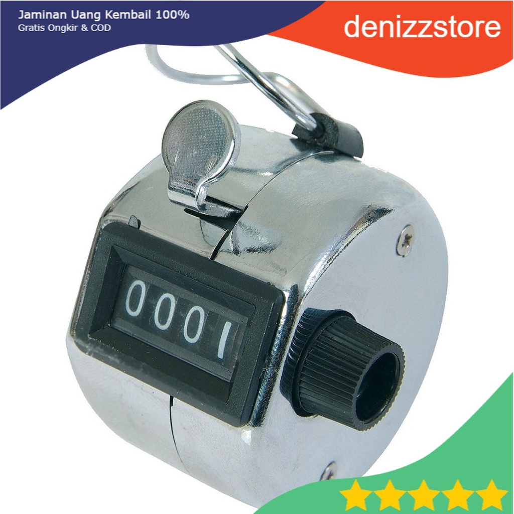Jual Alat Penghitung Manual Hand Tally Counter 4 Digit - Alat ...