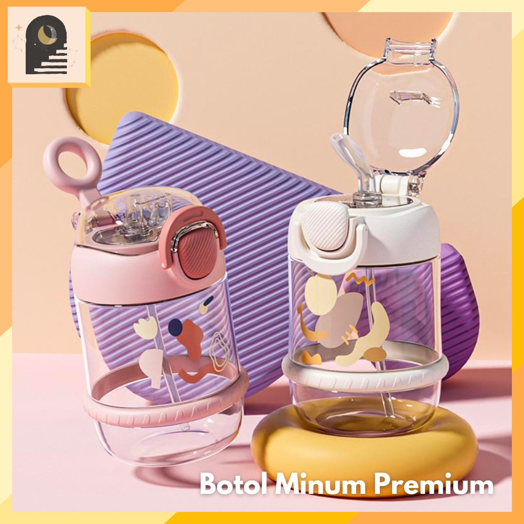 Jual Either.id - Botol Minum Modern NEW Minimalis Motif Kapsul / Botol ...