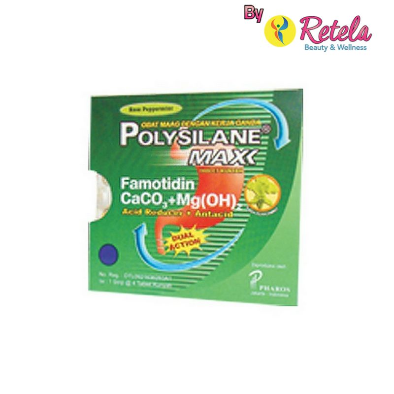 Jual POLYSILANE MAX MINT 1 STRIP 4 TABLET | Shopee Indonesia