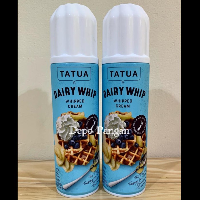 Jual TATUA WHIPPED CREAM AEROSOL 250 GR / DAIRY WHIP CREAM / WHIPPING ...