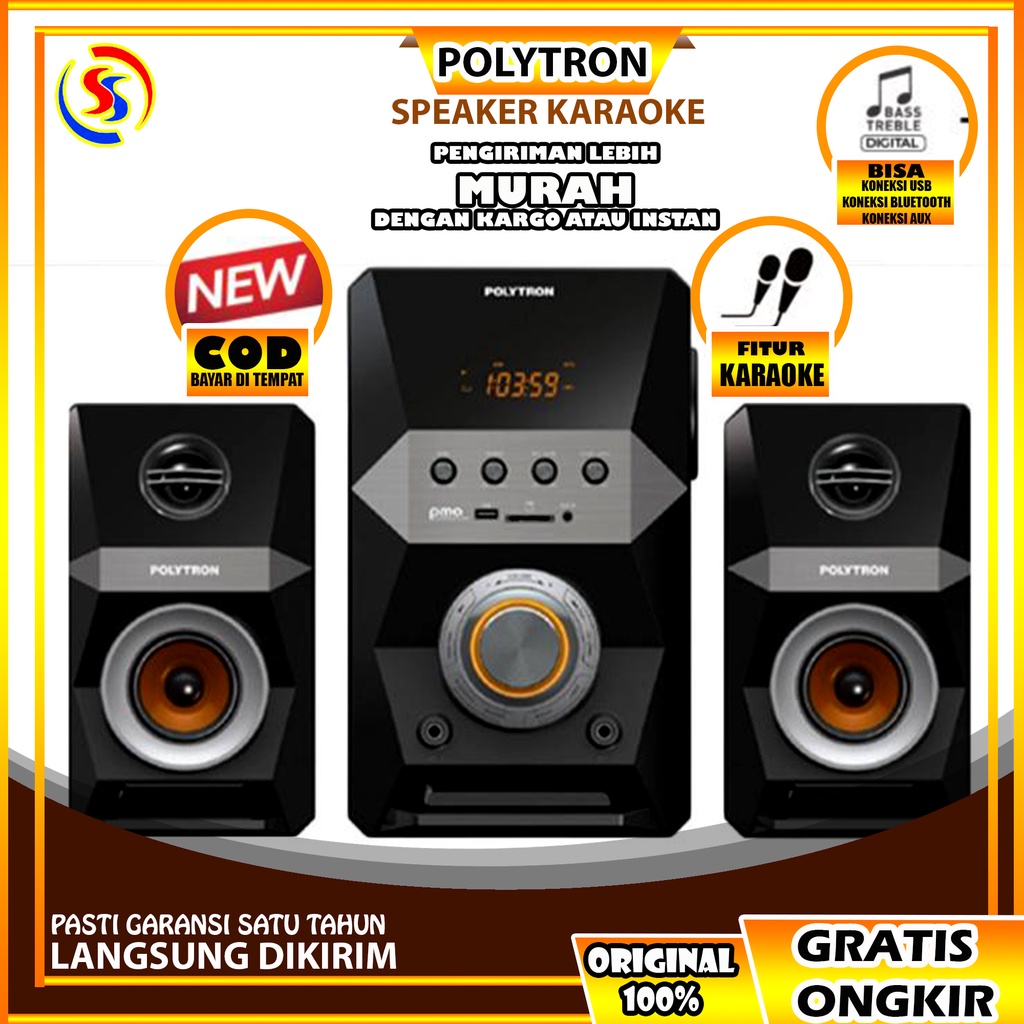 Jual POLYTRON SPEAKER BLUETOOTH PMA 9525 / PMA9525 100% ORI dan 9310 ...