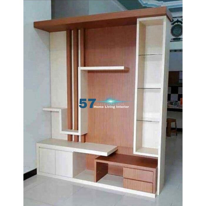 Jual Lemari Penyekat Ruangan - Lemari Partisi Bahan Plywood HPL Free ...
