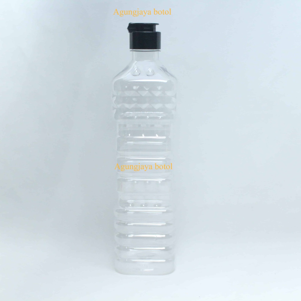 Jual Botol Pet 900 ml Minyak Goreng Kotak Baru Gth Natural Tutup ...