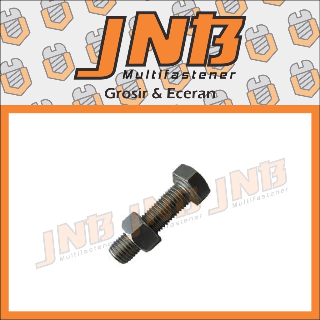 Jual Baut Mur Inch 1/4" x 1 3/4" Kunci 10 Hitam BAUT KONSTRUKSI BAUT ...