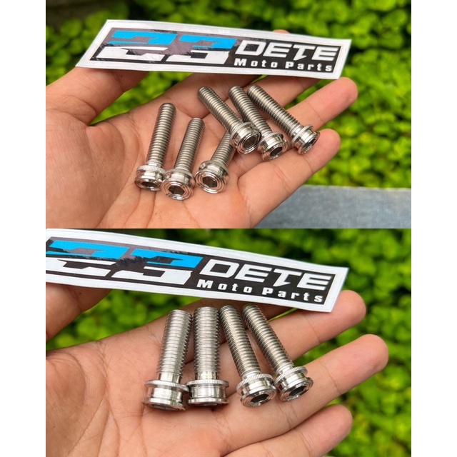 Jual Baut L T segitiga atas bawah Ninja R & RR stainless | Shopee Indonesia