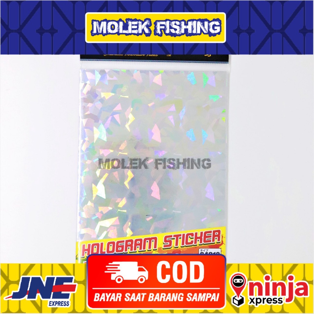Jual Sticker Metal Jig Motif Pecah Beling Ukuran 10x15cm Isi 4Lembar ...
