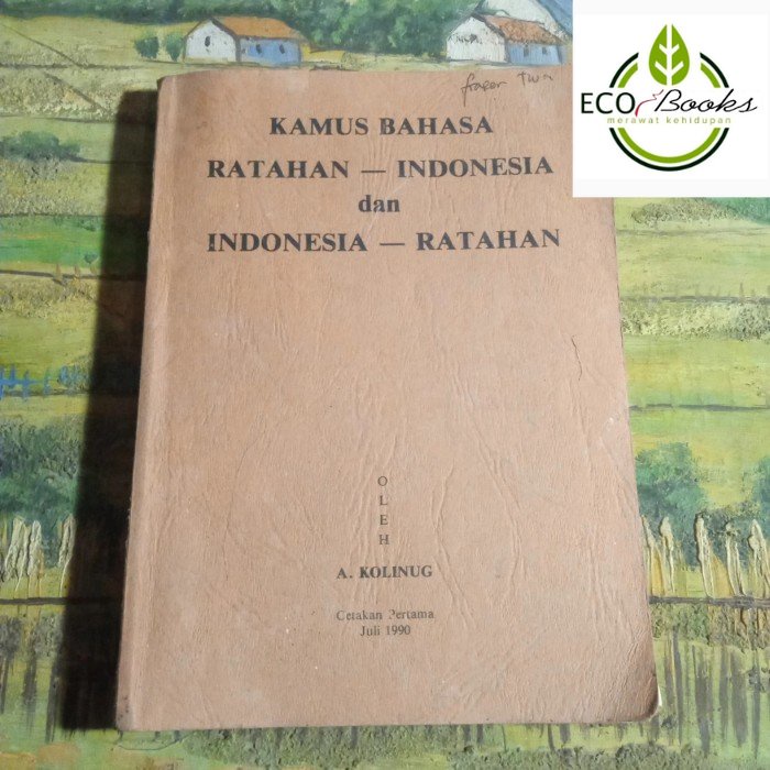 Jual Ecobooks - Kamus bahasa Ratahan Indonesia | Shopee Indonesia