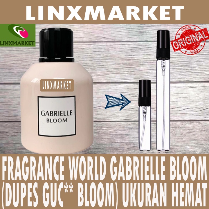 Jual FRAGRANCE WORLD GABRIELLE BLOOM EDP WOMEN (DUPES GUC** BLOOM ...