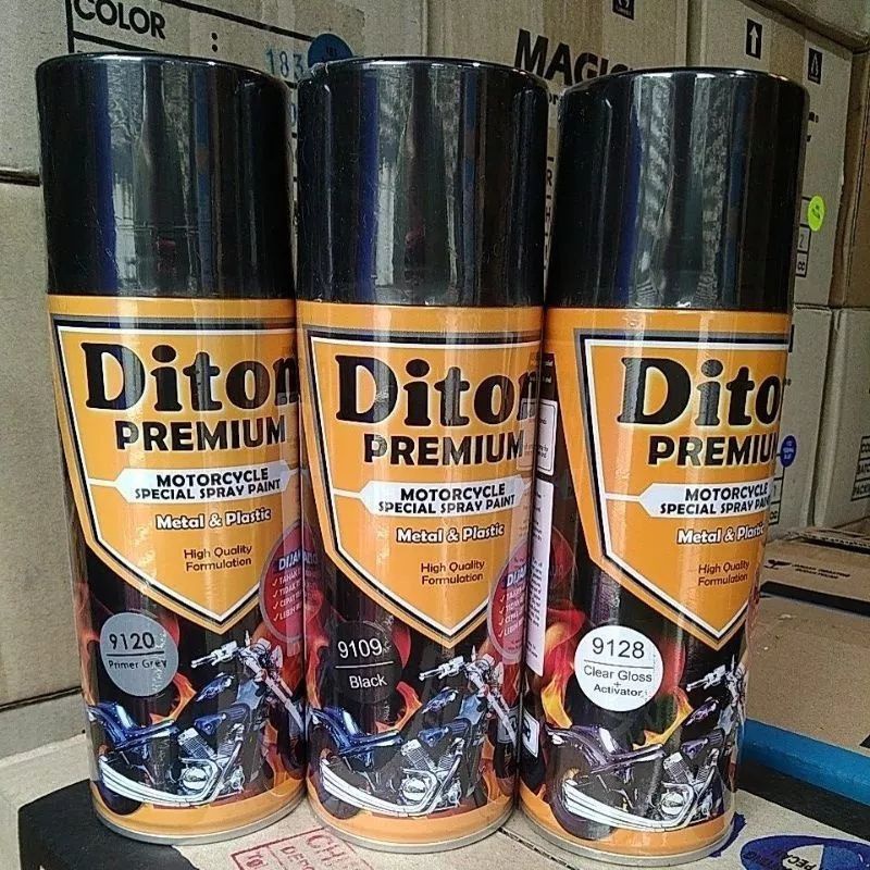 Jual cat spray PAKET-3 KALENG pilok pilox cat semprot diton premium ...