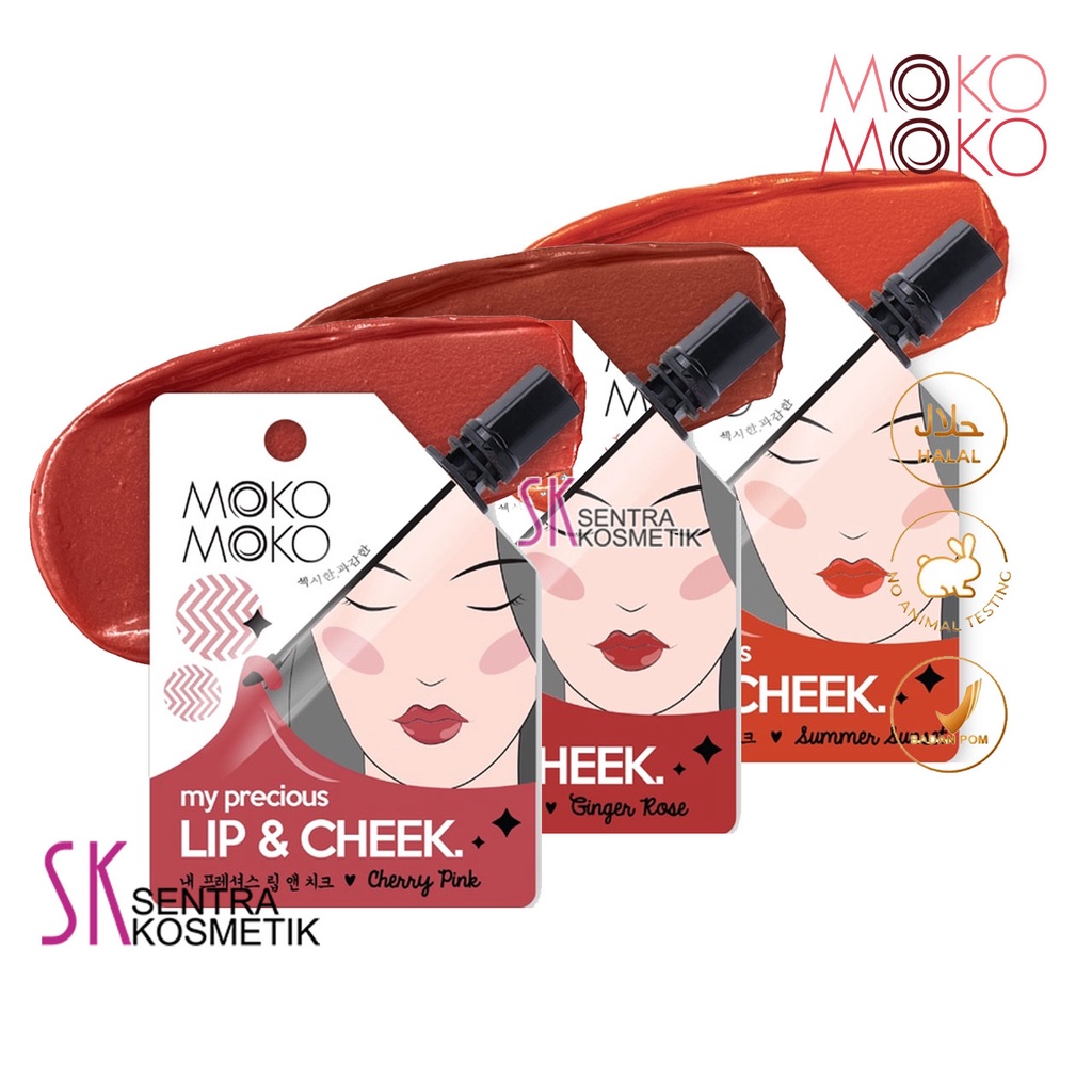 Jual Moko Moko Lip & Cheek My Precious Lip Cheek | Shopee Indonesia