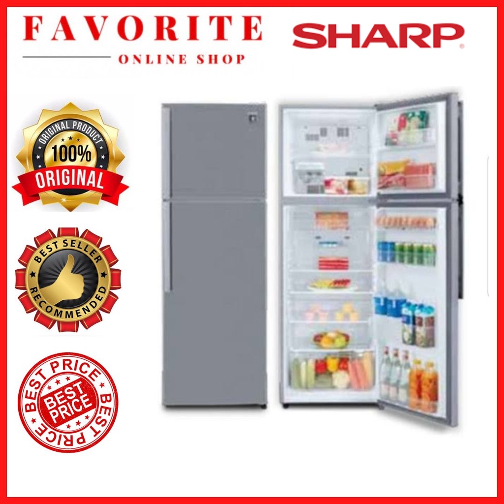 Jual KULKAS SHARP 2 Pintu SJ-420GP-SD / SJ420GPSD / SJ 420 GPSD ...