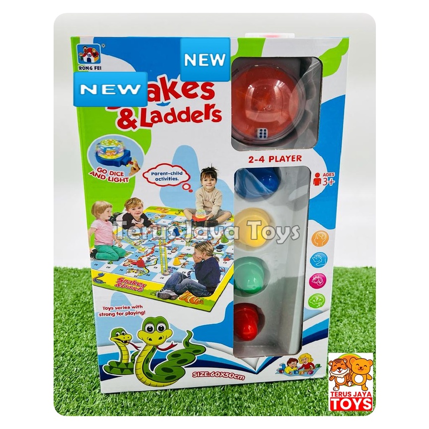 Jual Mainan Game Ular Tangga Dadu Snake And Ladders | Shopee Indonesia